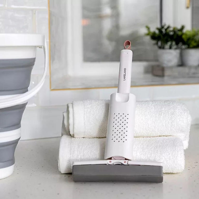 I’ve been using Lakeland’s new £5 mini mop as a shower squeegee, window ...