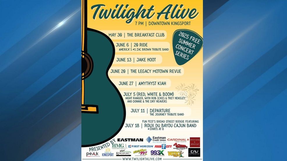 Twilight Alive concert series to return to Kingsport in May
