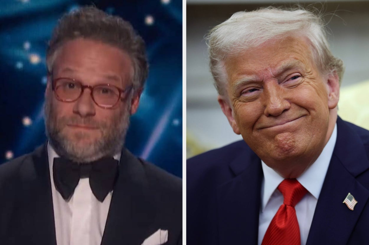 Seth Rogen Went Off-Script And Roasted Donald Trump Onstage While ...