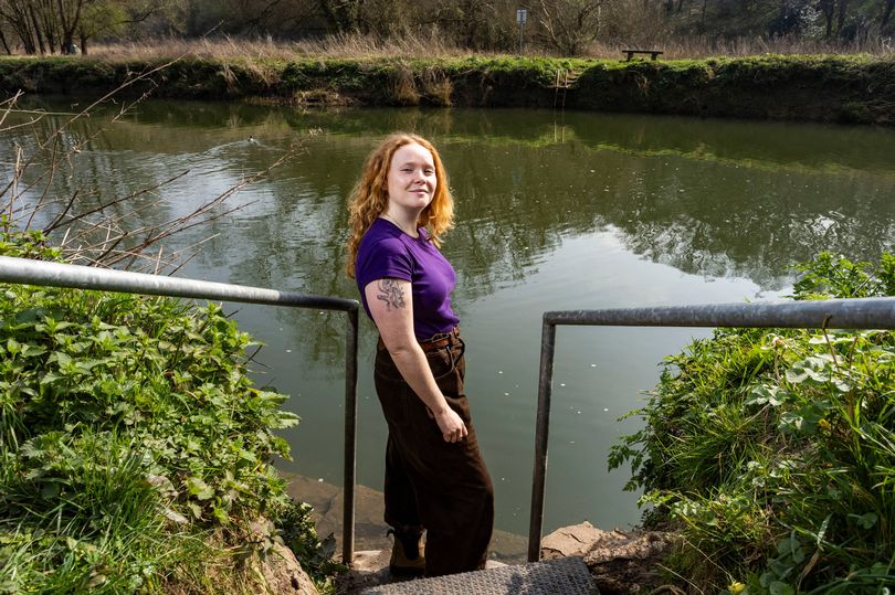 Woman who married river says it's wedded bliss