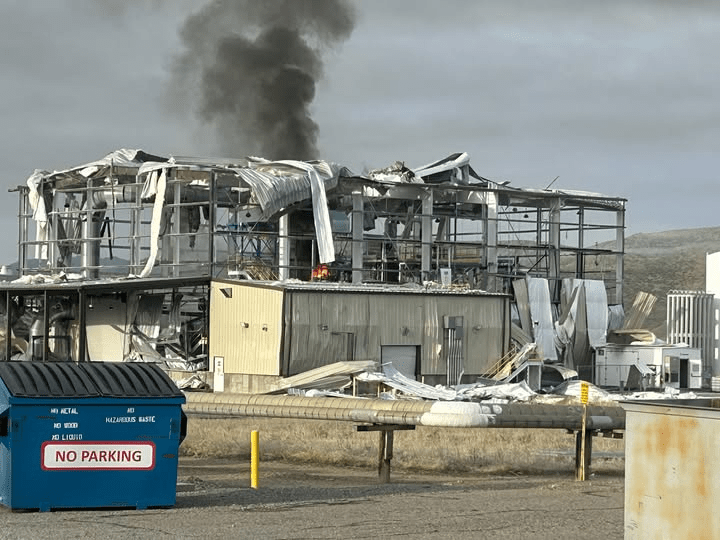 Crews respond to fire after Utah Northrop Grumman facility explodes