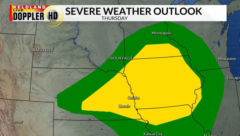 Warmer weather ahead today; Scattered thunderstorms southeast tomorrow