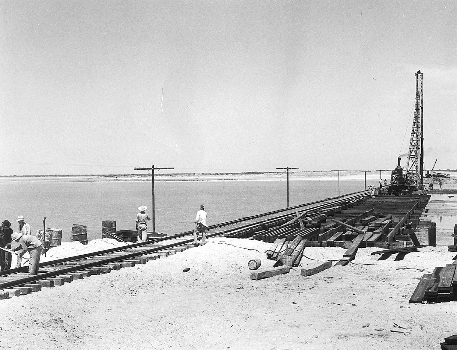Design to transform old train trestle to pedestrian bridge over Oso Bay ...