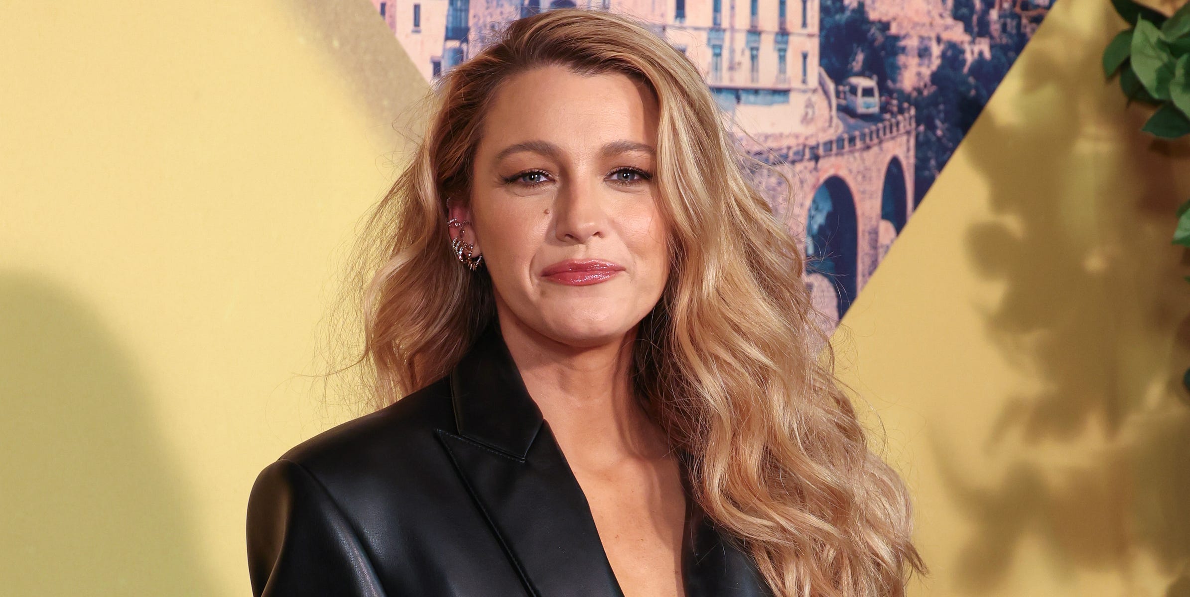 Blake Lively’s Sweeping "Matrix" Leather Coat Has a Hint of Cowgirl