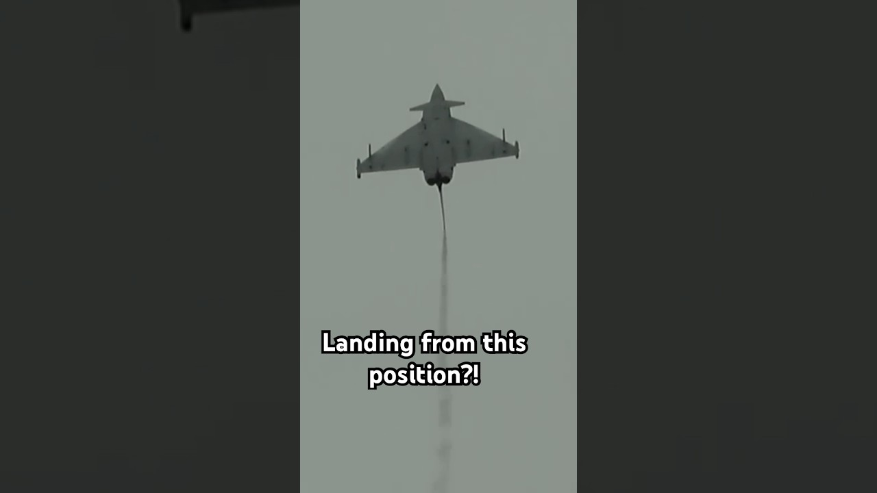 Impressive Typhoon Split-S Landing Maneuver