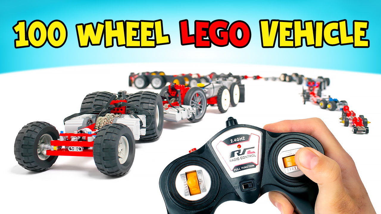 100 Wheel Lego Vehicle