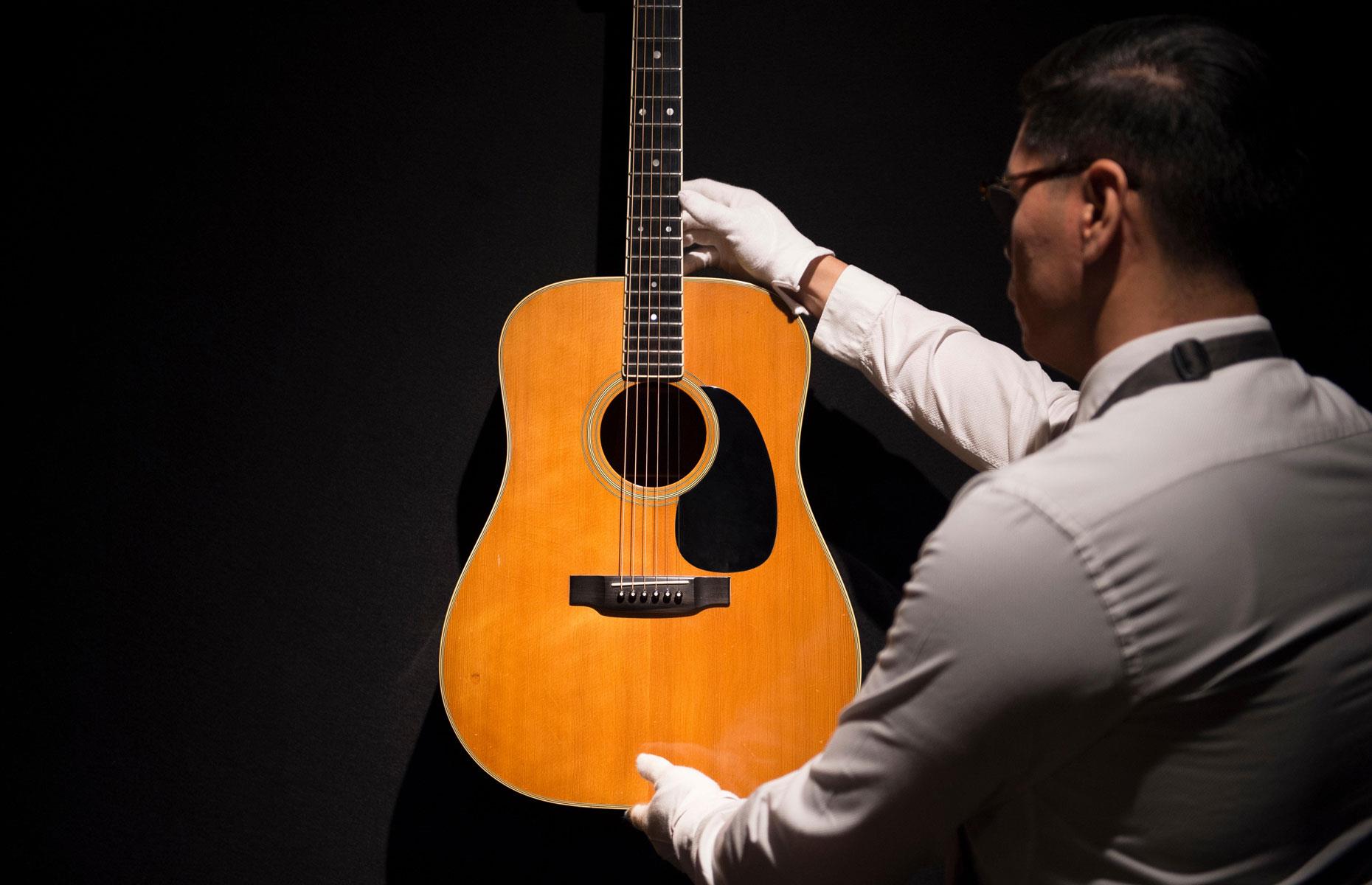 21 famous guitars that sold for staggering sums