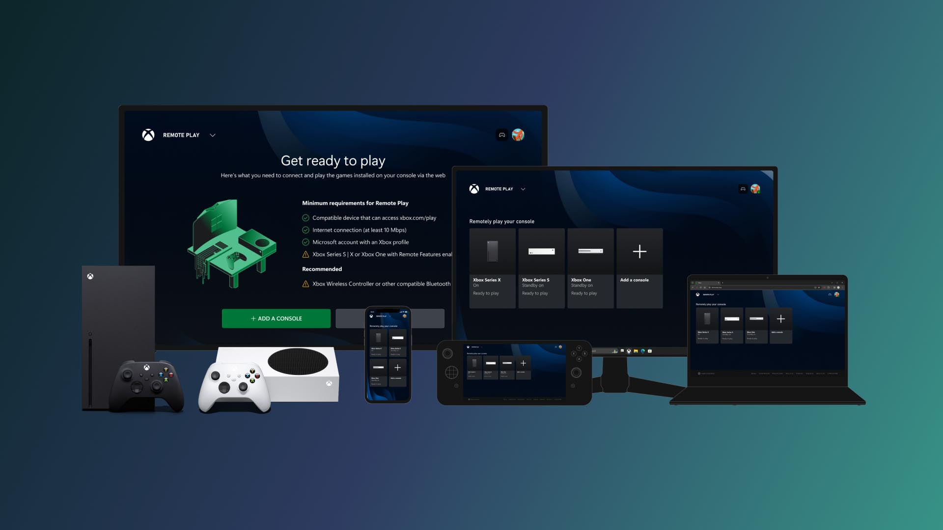 Xbox Remote Play out of mobile Apps, supported in more browsers