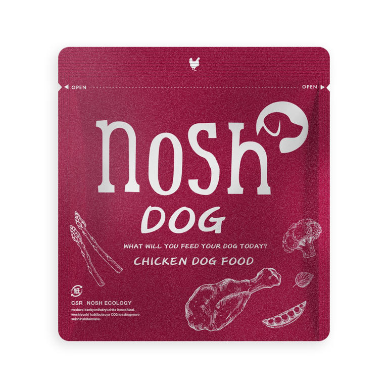 noshから待望のペットフード「nosh DOG」登場