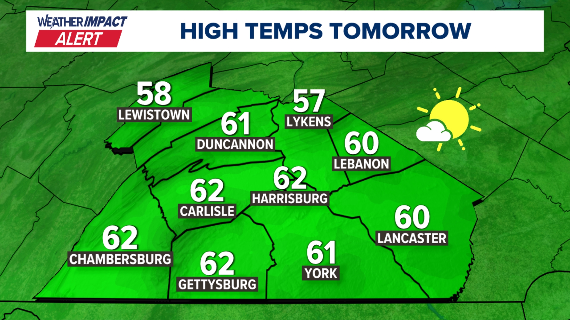 Cold start Thursday with patchy frost, then the warmup begins!