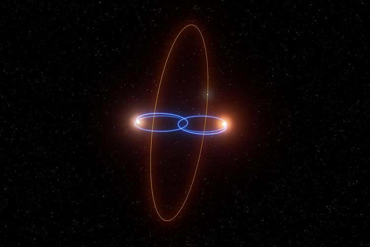 Exoplanet found in odd perpendicular orbit to brown dwarf star pair