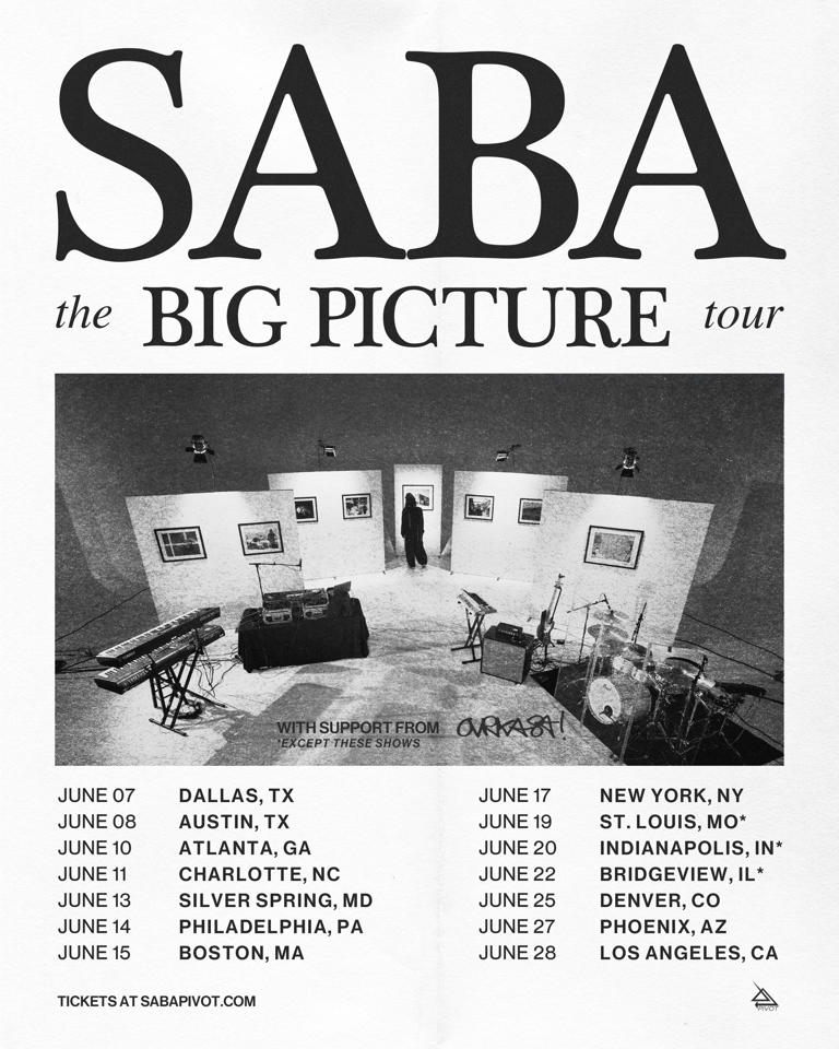Saba Announces U.S. Tour