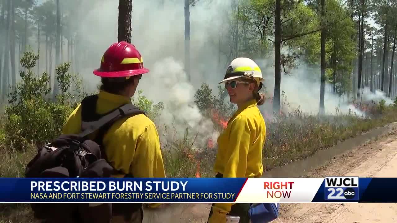 NASA scientists study prescribed wildfires at Fort Stewart