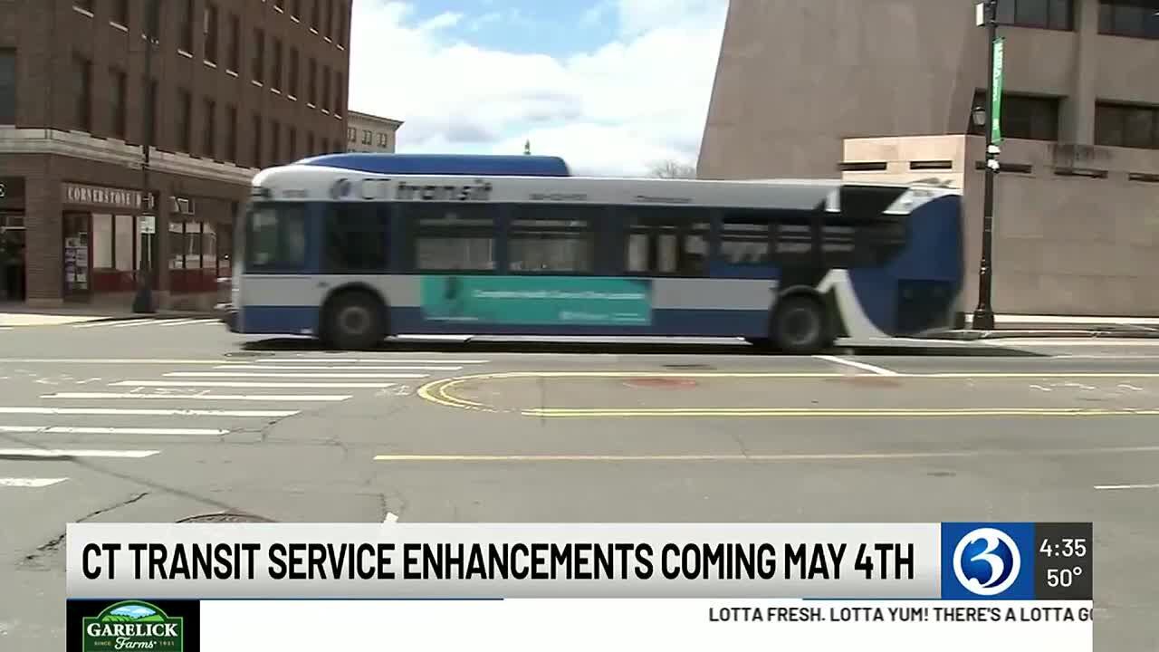 CT Transit service enhancements coming in early May