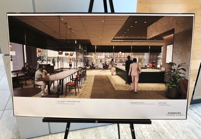 Work underway on downtown Rochester Starbucks