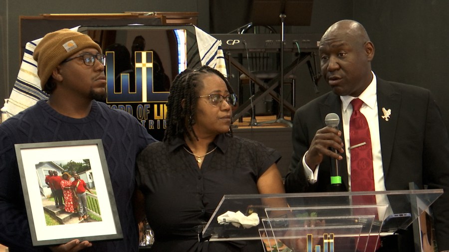 Attorney Ben Crump, family of David Batts announce legal action against ...