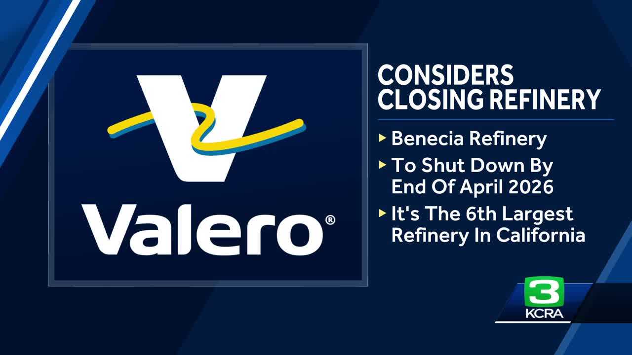 Valero tells state regulators its considering closing Benicia refinery ...