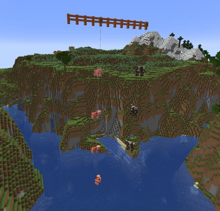 The newest Minecraft snapshot makes A Minecraft Movie's giant Ghast ...