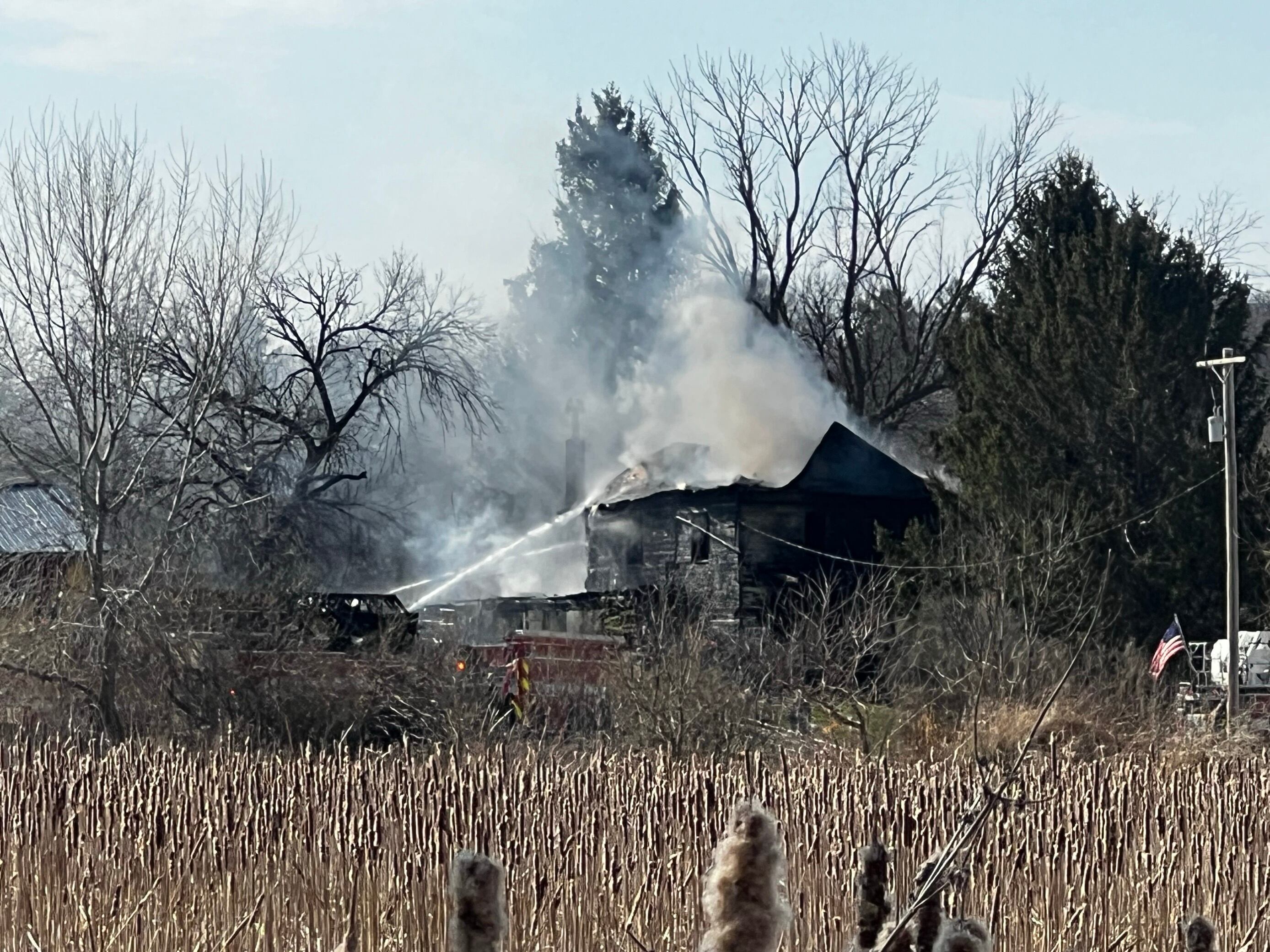 Crews respond to fire in Middleton