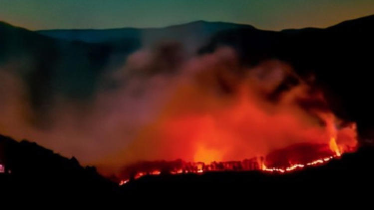 Bee Rock Creek Fire threatens homes and hatchery in McDowell County