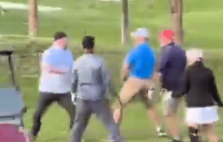 Wild Brawl Breaks Out On Golf Course In Canada: Watch