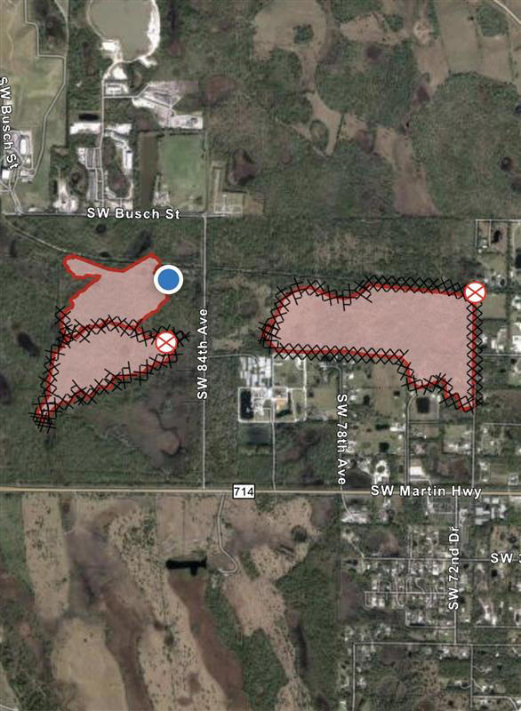 Florida Forest Service crews contain 3 brush fires in Palm City
