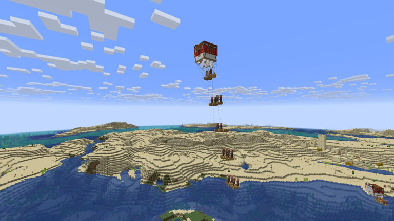 The newest Minecraft snapshot makes A Minecraft Movie's giant Ghast ...