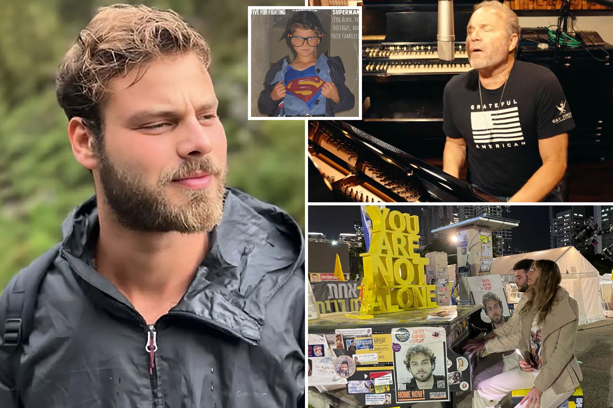 ‘Superman’ musician revamps 9/11 song to honor Hamas hostages, urges ...