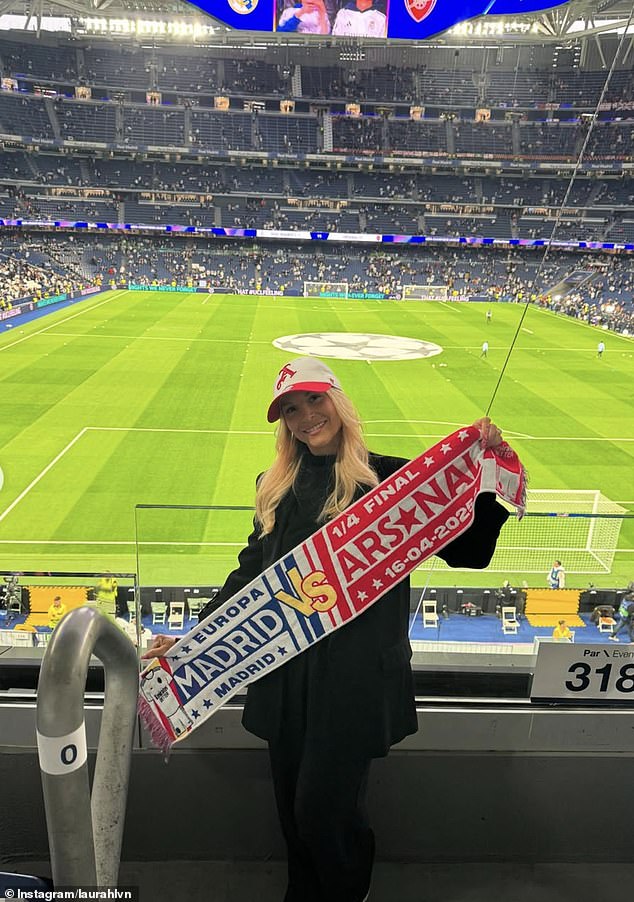 Arsenal WAGs enjoy memorable night in Madrid as Bukayo Saka's ...
