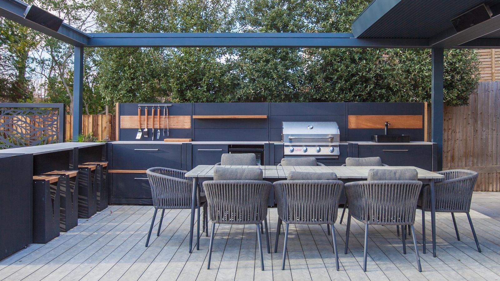 How can you make an outdoor kitchen feel more luxurious? Designer tips on making this ...