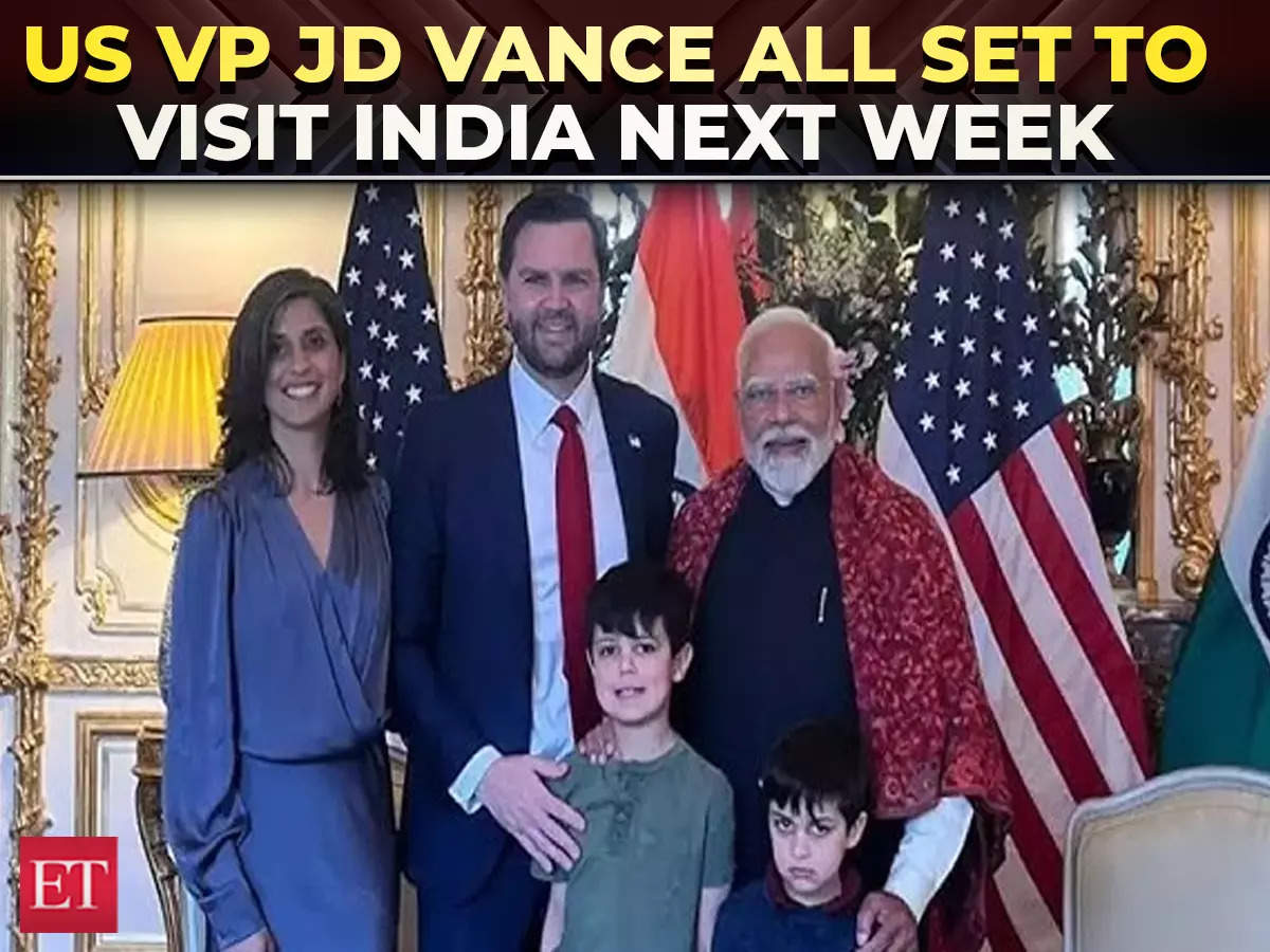 US VP JD Vance all set to visit India next week amid Trump's tariff row