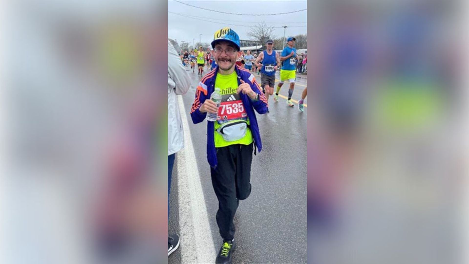 This athlete had to relearn how to walk. Now he’s running Boston.