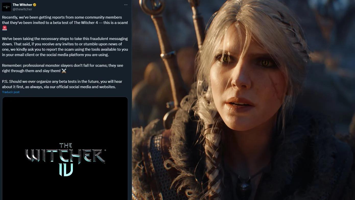 Fans de The Witcher 4 son blanco de una estafa descarada: invitaciones para jugar la Beta son ...