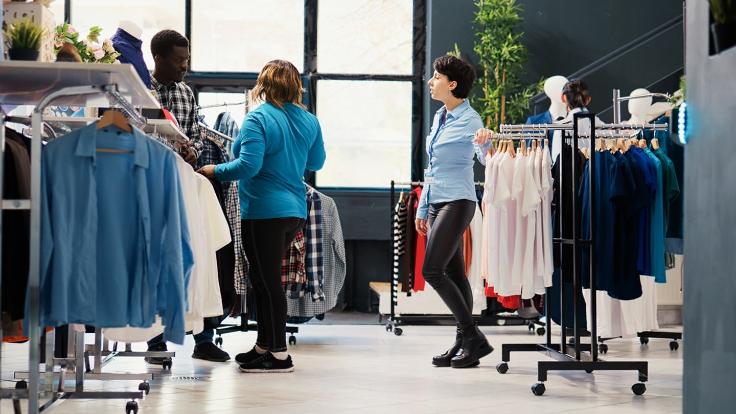 UK clothing sales up in March despite dip in consumer confidence