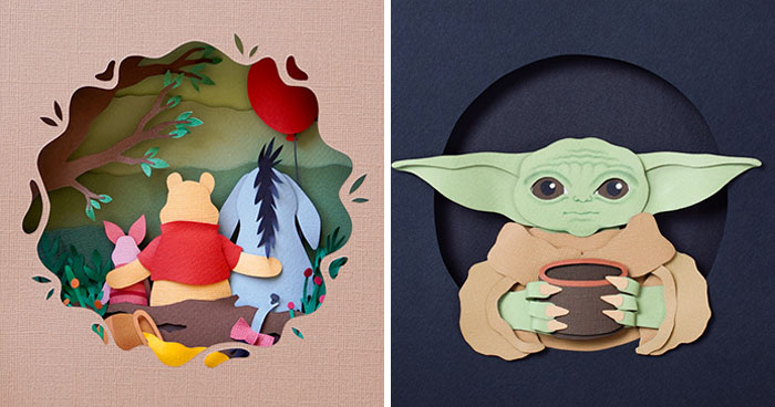 Inspired By Popular Movies And TV Shows, I Created Paper Collages Of ...