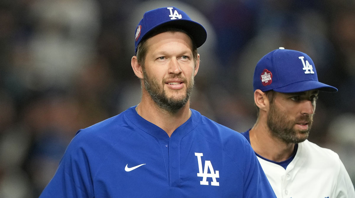 Magic Johnson celebrates Dodgers legend Clayton Kershaw’s 3,000th strikeout