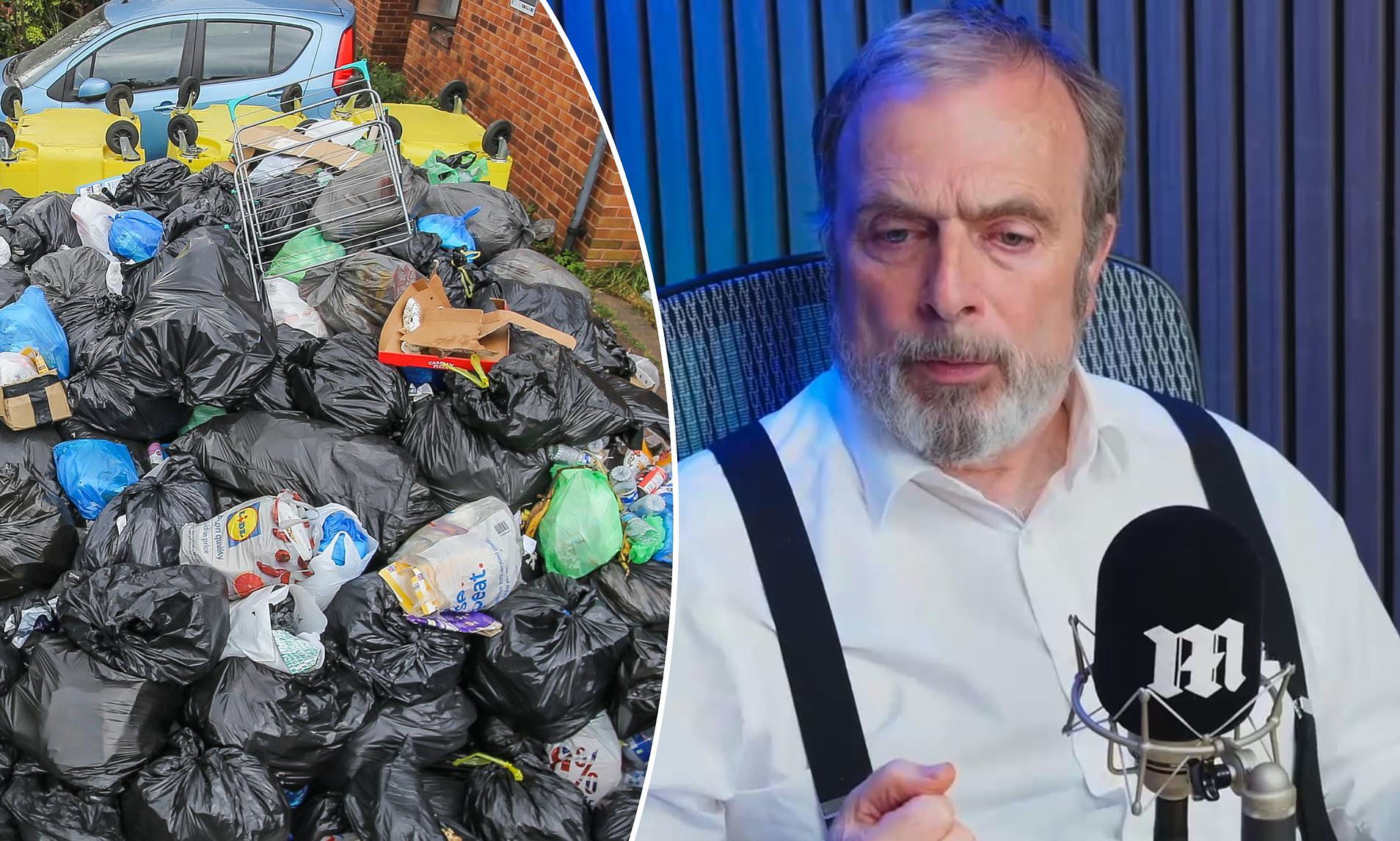 PETER HITCHENS defends Birmingham bin strikes in clash with SARAH VINE