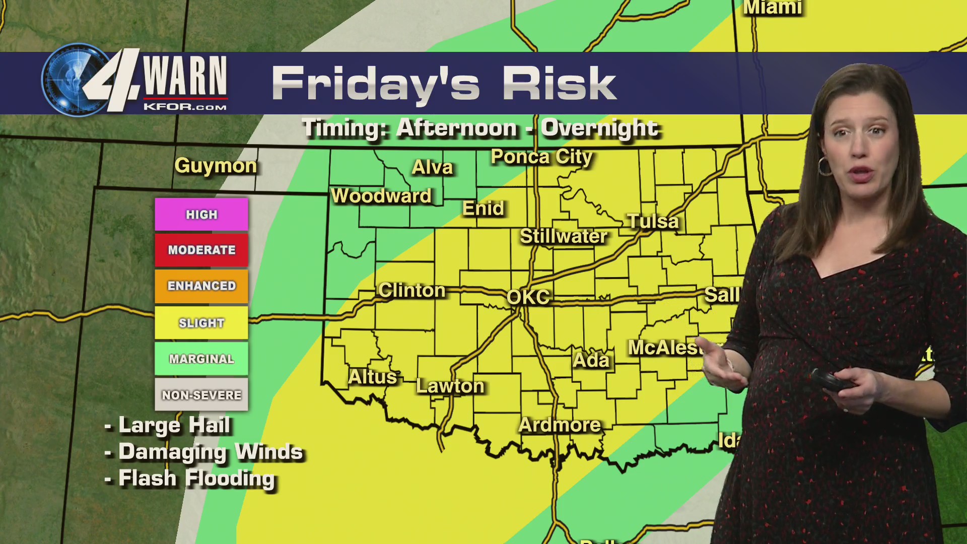 Emily Sutton details the latest storm timing for the holiday weekend (4 ...