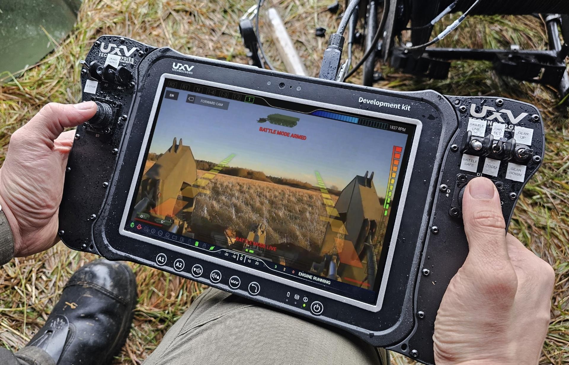 Transforming Armored Vehicles into Remote-Controlled Mine Clearers