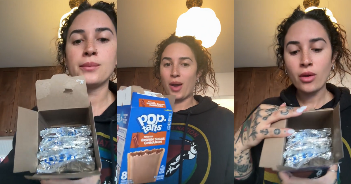 Pop Tarts Fan Opened A Box And Noticed Something Curious About The Amount Of Empty Space