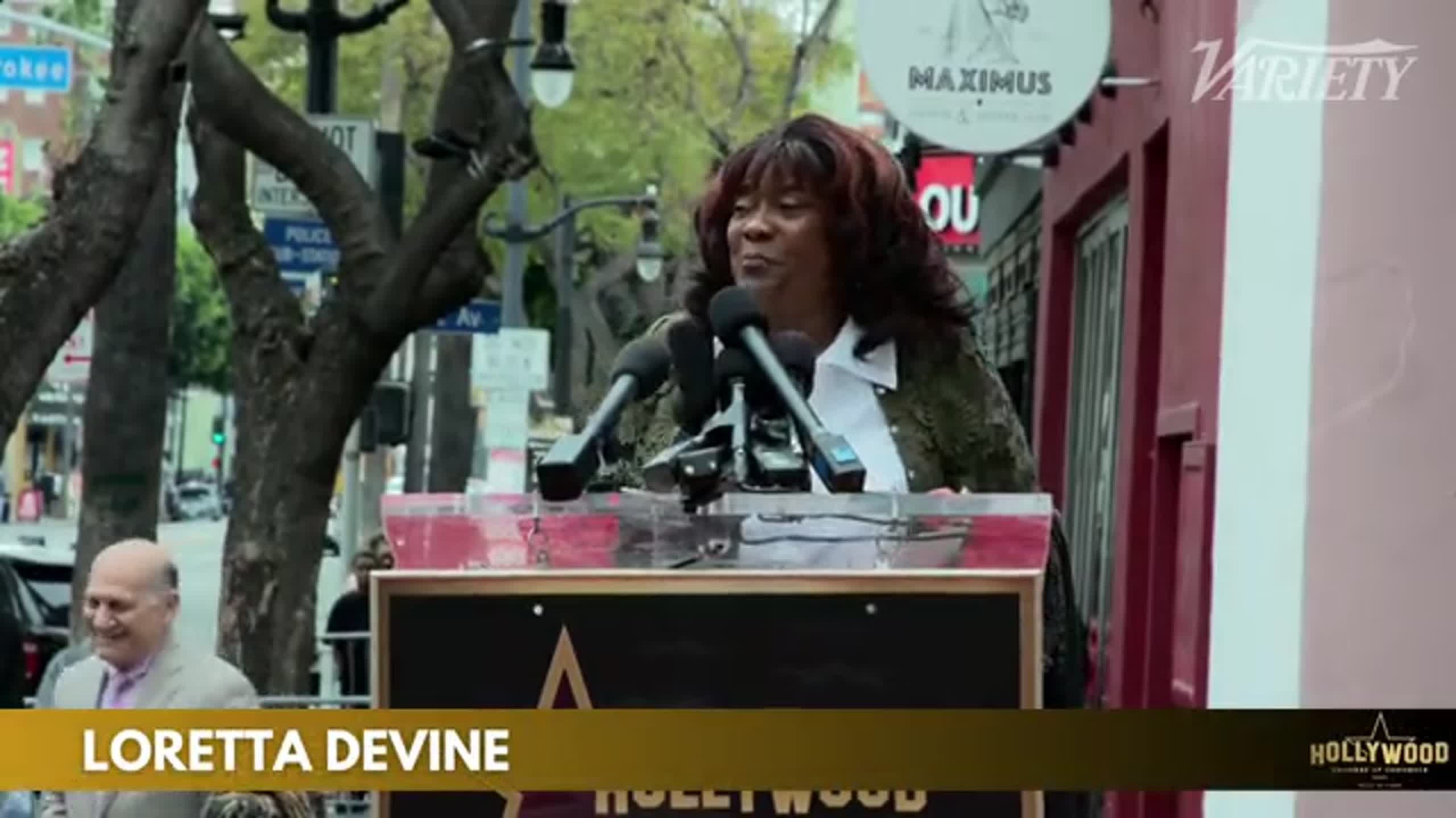 Loretta Devine delivers speech at Sheryl Lee Ralph's Walk of Fame ceremony