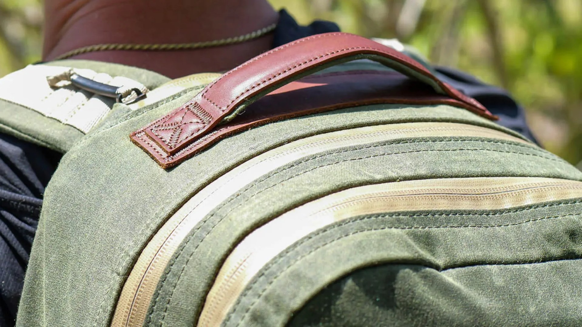 A Compact EDC Backpack Gets a Tried-and-True Vintage Waxed Canvas Upgrade