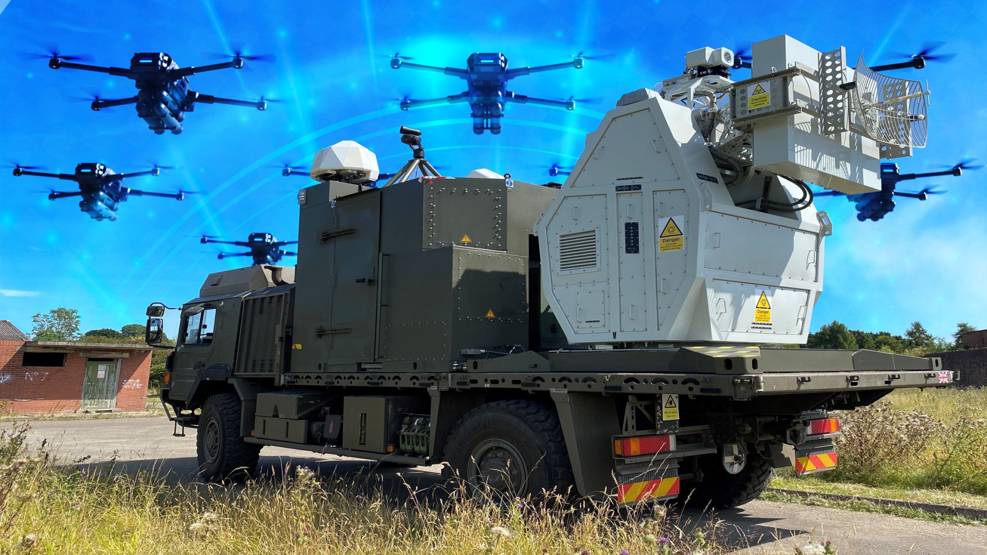 UK's new invisible radio wave weapon that can take down 'drone swarms'