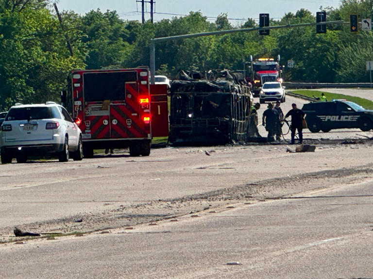 Shreveport natural gas city bus ruptures, leads to fire, no injuries