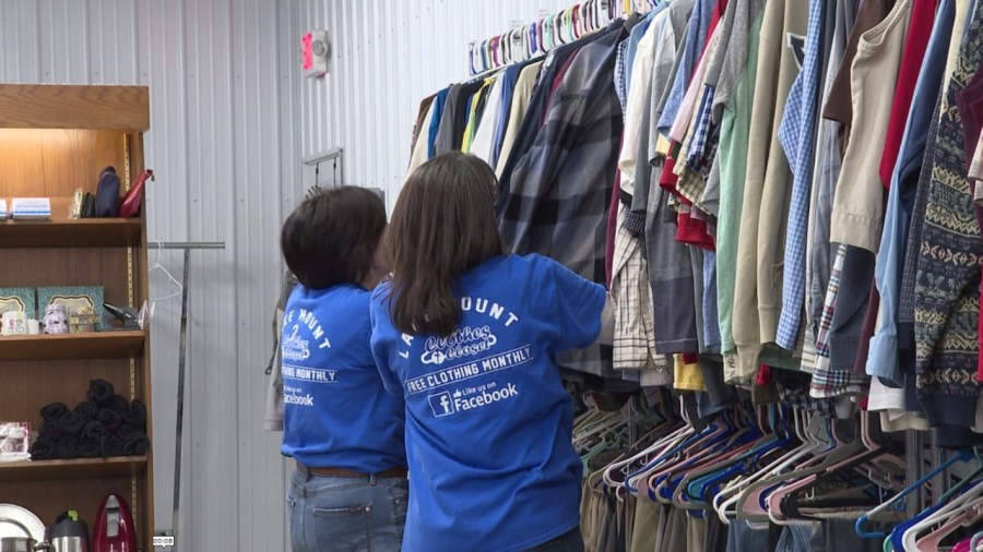 Local Hometown Heroes provide clothes to those in need