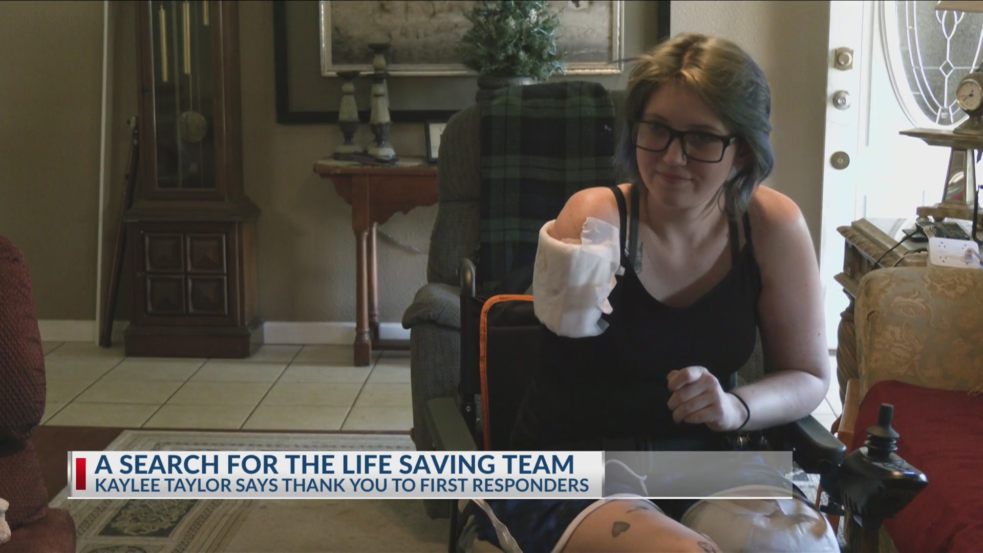 A search for the life-saving team: Kaylee Taylor's recovery after crash ...