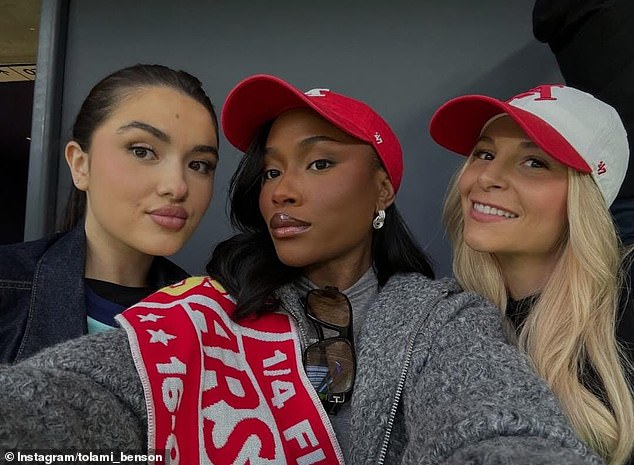 Arsenal WAGs enjoy memorable night in Madrid as Bukayo Saka's ...