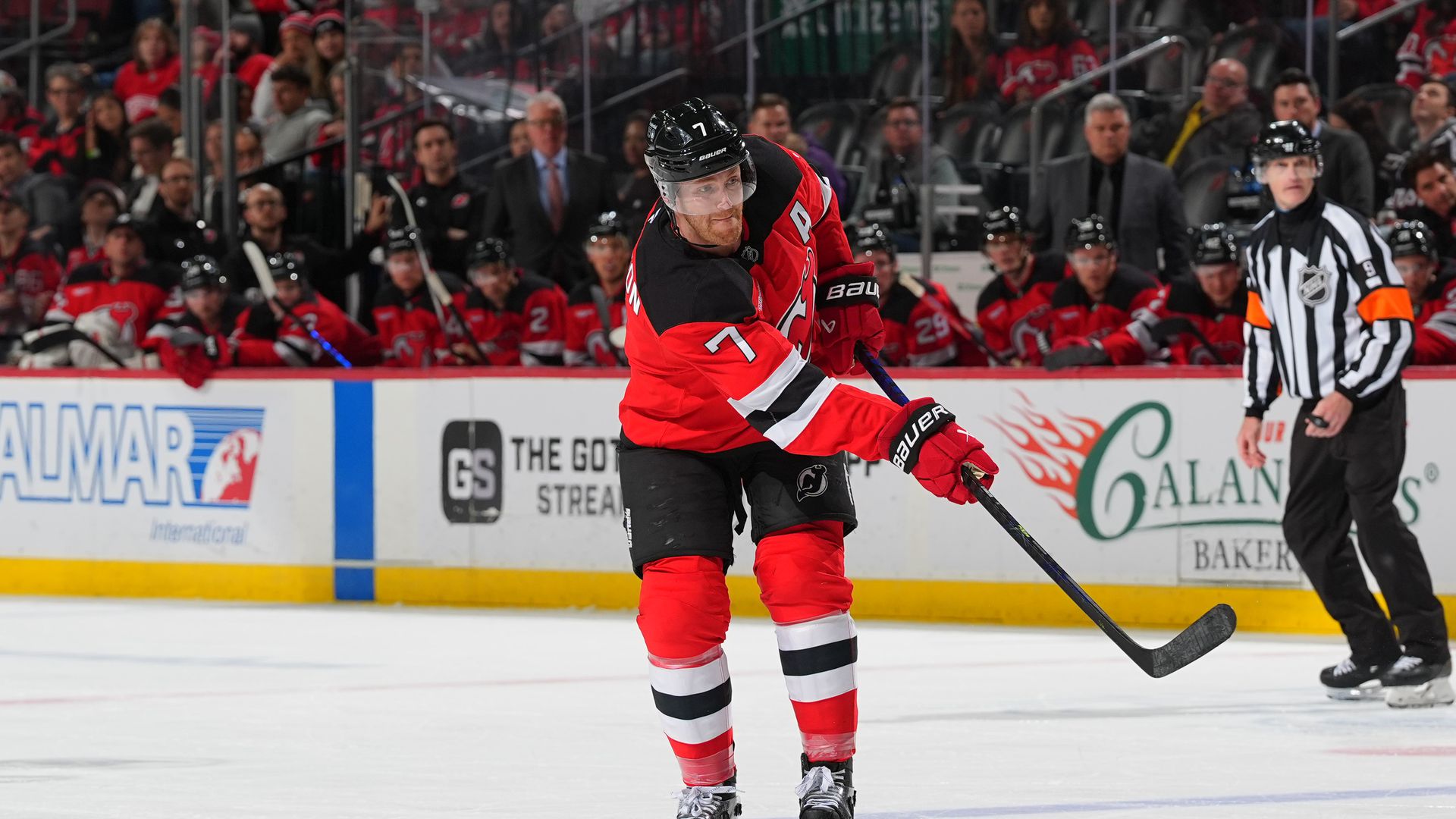 Devils Fall to Red Wings, 5-2, in Hamilton’s Return on Starter Rest Night