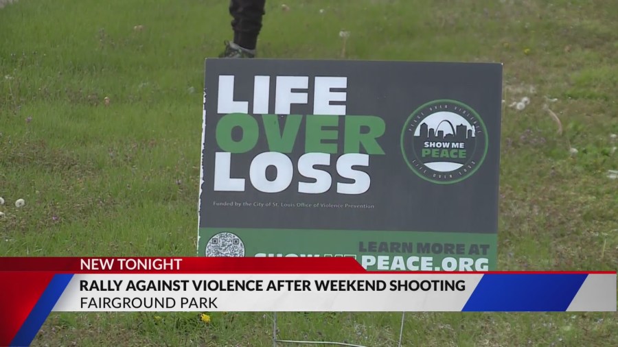 Locals rally against violence after mass shooting at Fairground Park