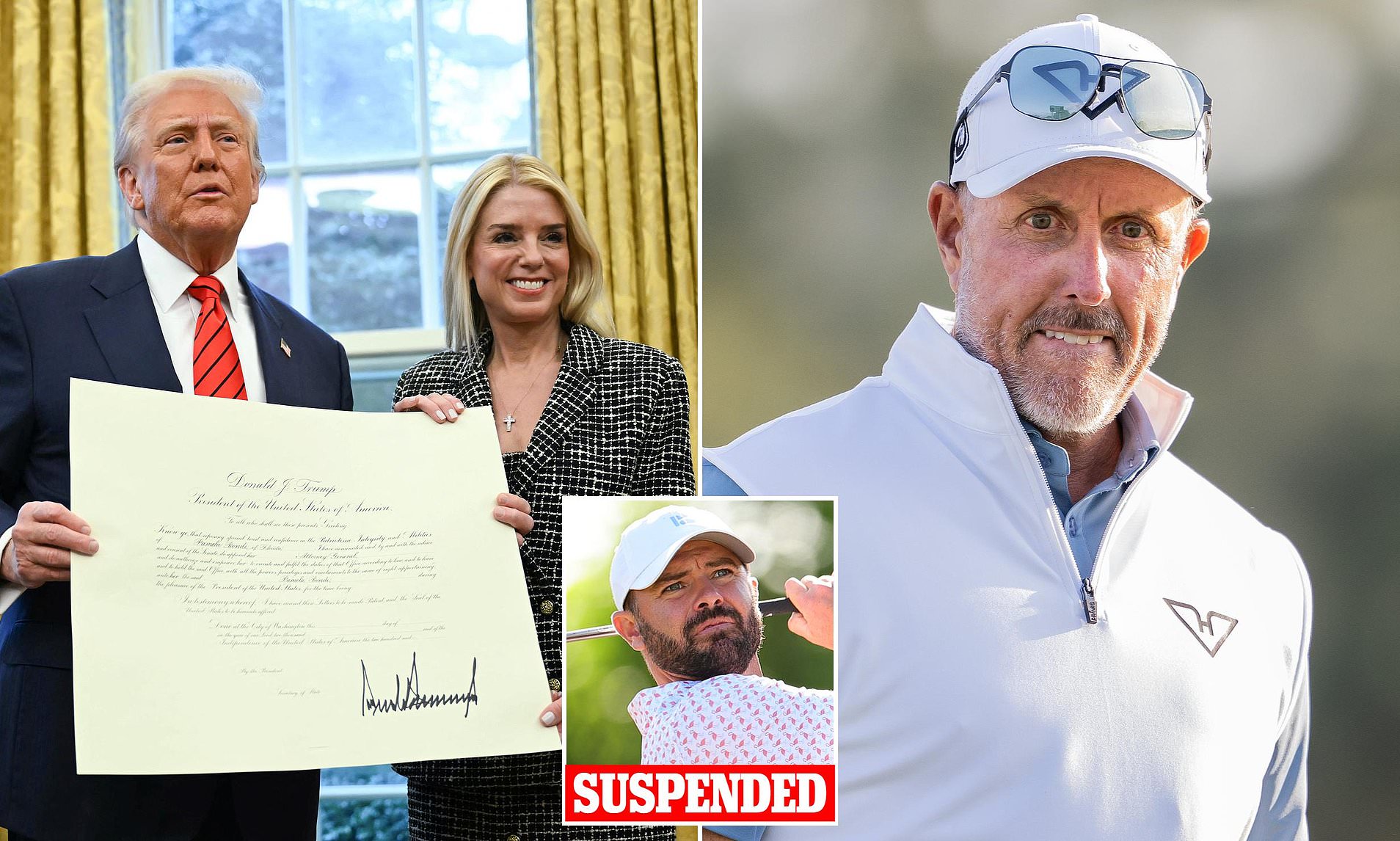 LIV Golf's Phil Mickelson demands Donald Trump's Justice Department ...